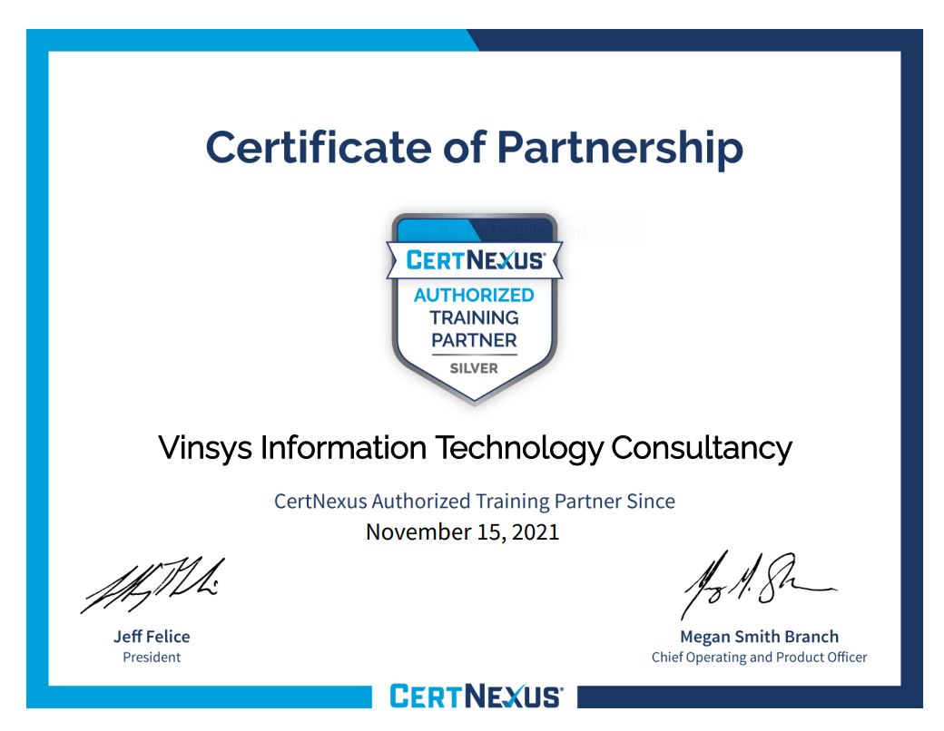 Vinsys Collaborates with CertNexus to Deliver Emerging Tech Trainings ...