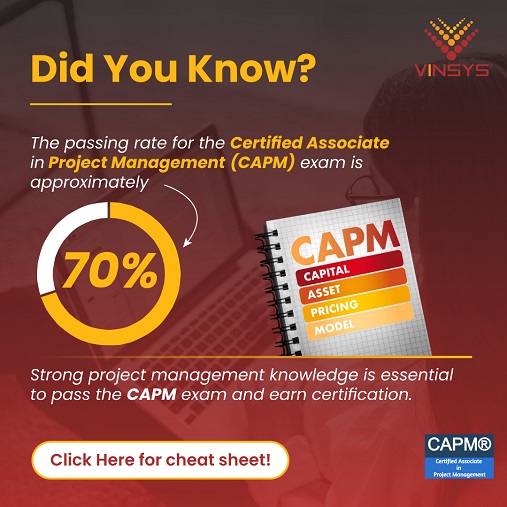 CAPM Certification Exam Cheat Sheet 2025 - Vinsys